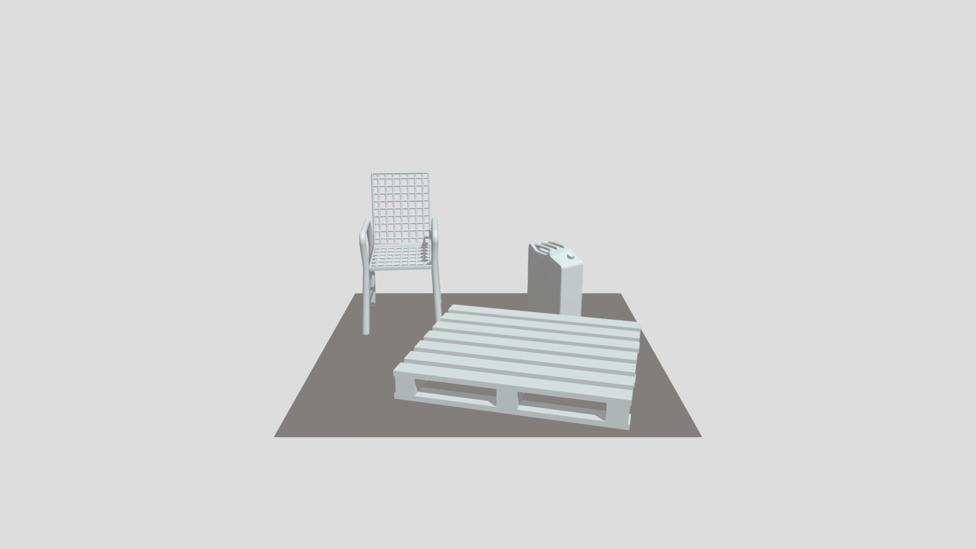 Forest Loner - 3 Simple props - 3D model by Bert Van Quaethem (@Bert ...