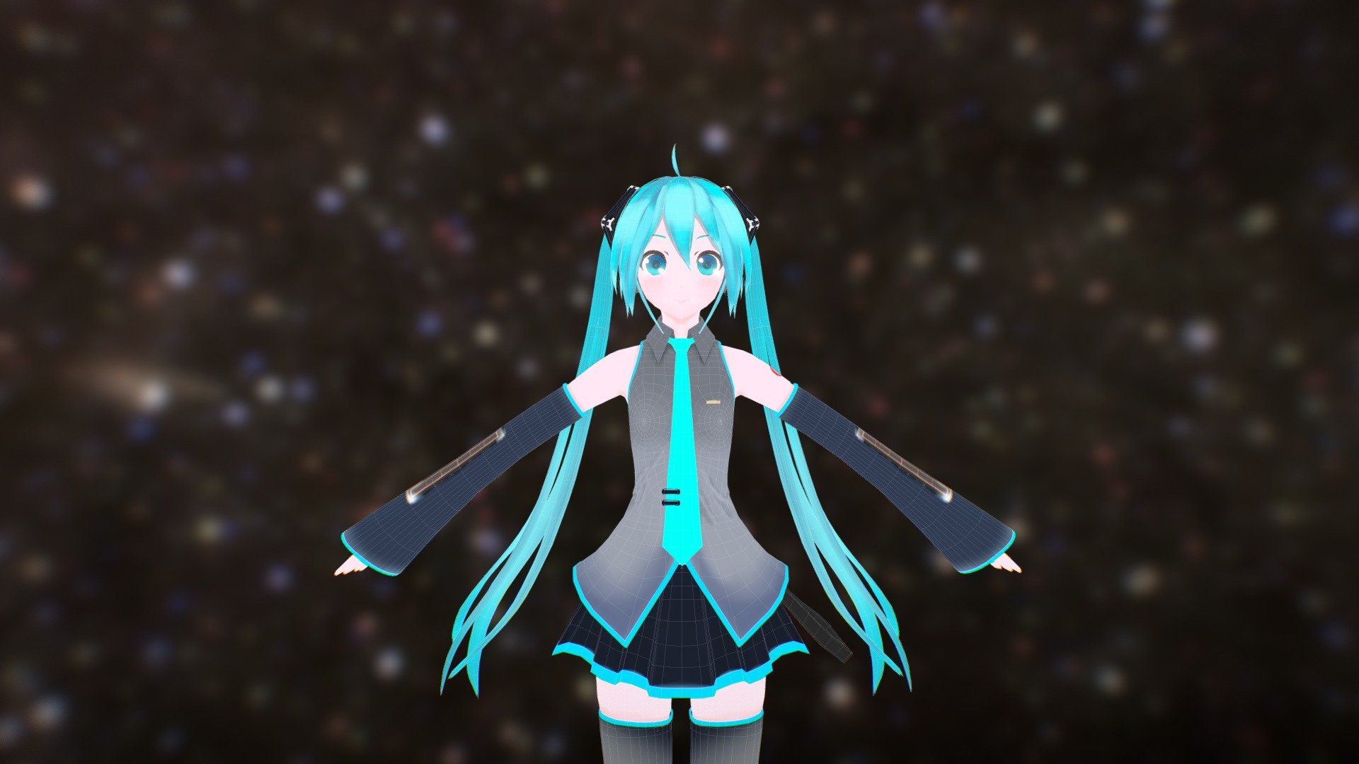 raid Miku Modering WIP - 3D model by raid (@yuu_kky) [1661fb7] - Sketchfab