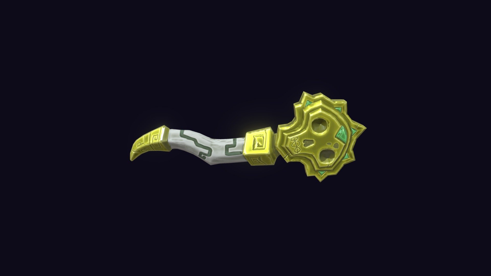 Zandalari Wand - 3D model by Laurens Van Roosendael (@junkfreak ...