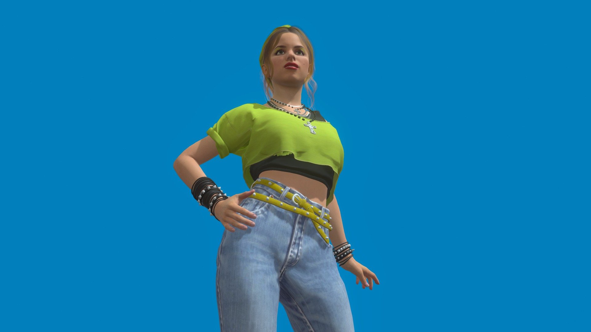 Emma Mountebank 80's The Quarry - 3D model by Darkkova (@Darkinfokova ...