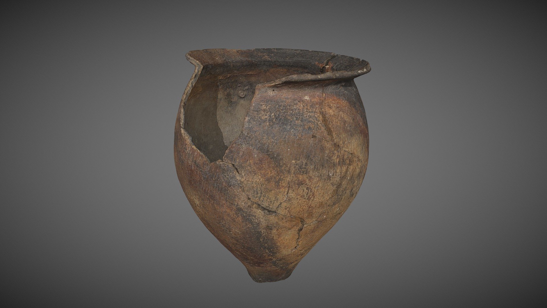 Late Yayoi pot (弥生土器) - 3D model by CoreyNoxon [1665901] - Sketchfab