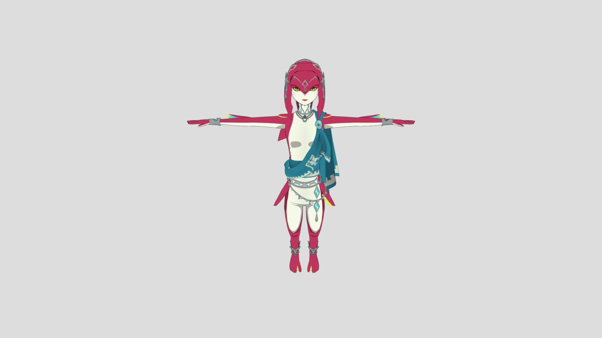 mipha - 3D model by Ikamochi [1665921] - Sketchfab