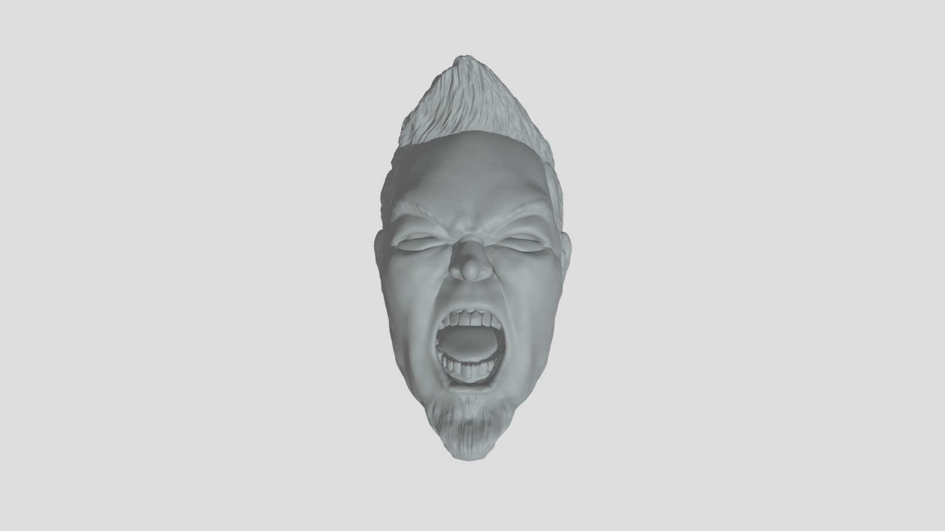 James Hetfield Head screaming - 3D model by Alvin.Pranata [1665cf8 ...