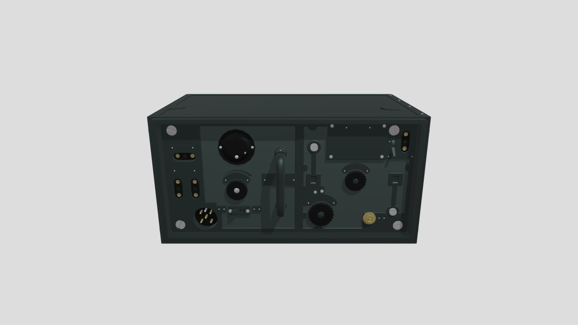 Classic WW2 German Radio - 3D model by Alessio Bruzzone ...