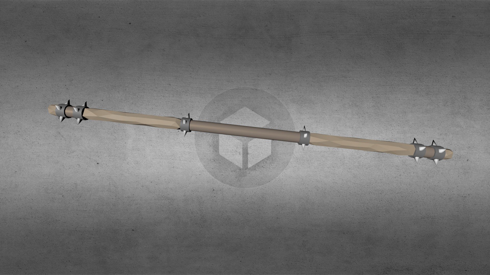 Quarterstaff - 3D model by beholdmidia [166718c] - Sketchfab
