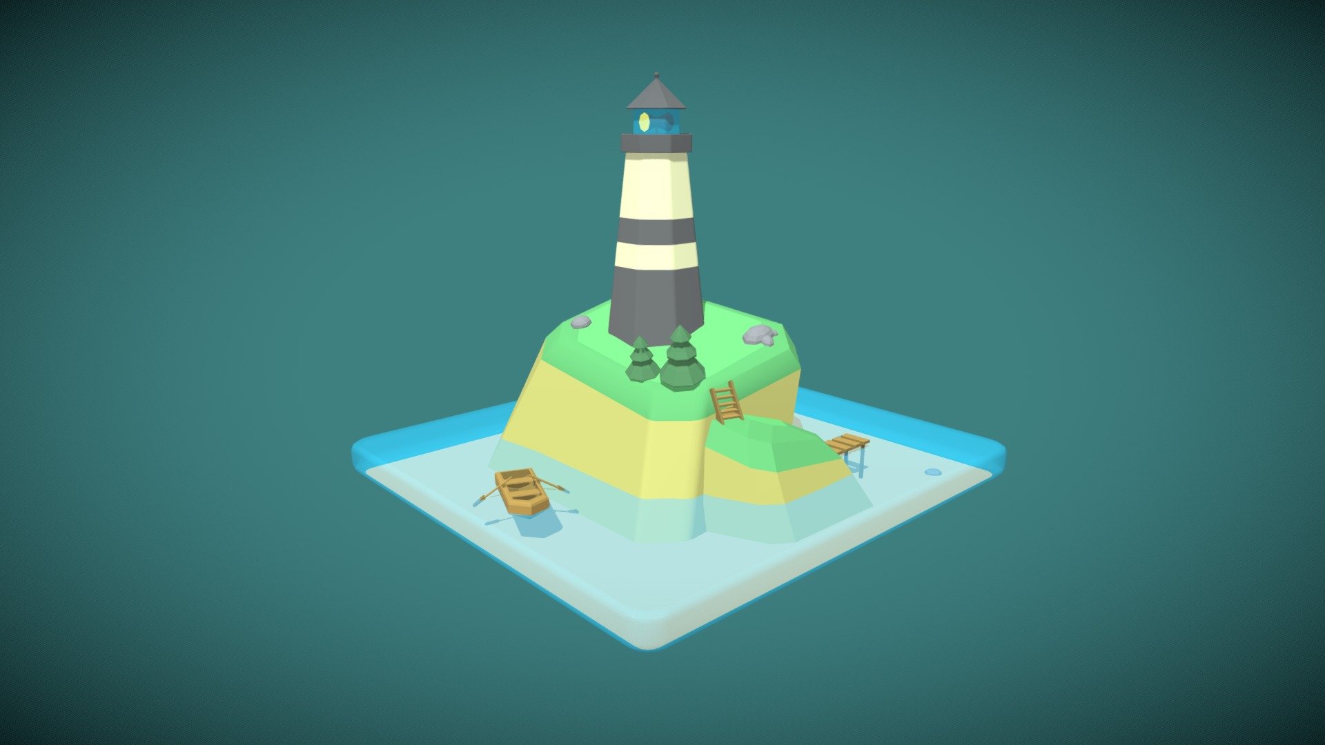 Lighthouse_animated_00 - Download Free 3D model by DreamsOfDecay ...