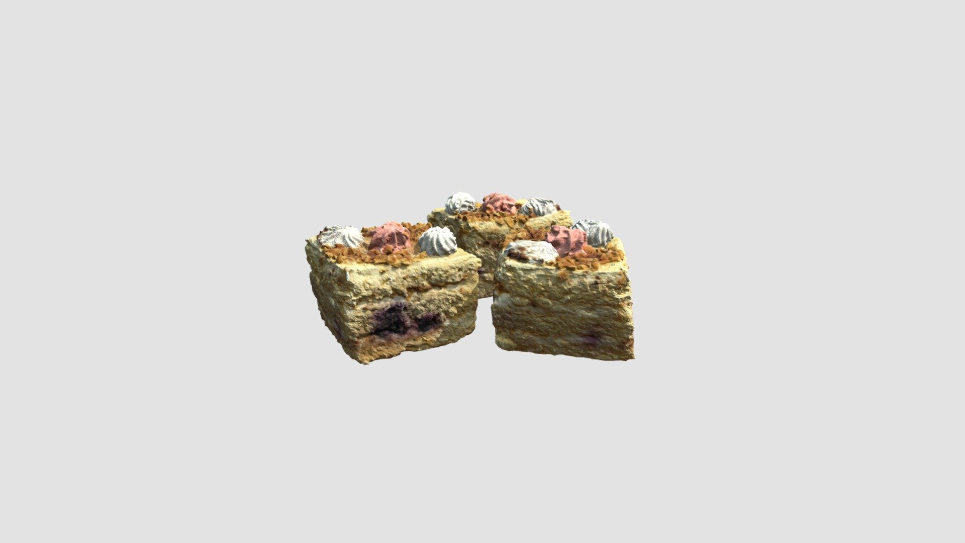 cake - Buy Royalty Free 3D model by Evermotion [166a795] - Sketchfab Store