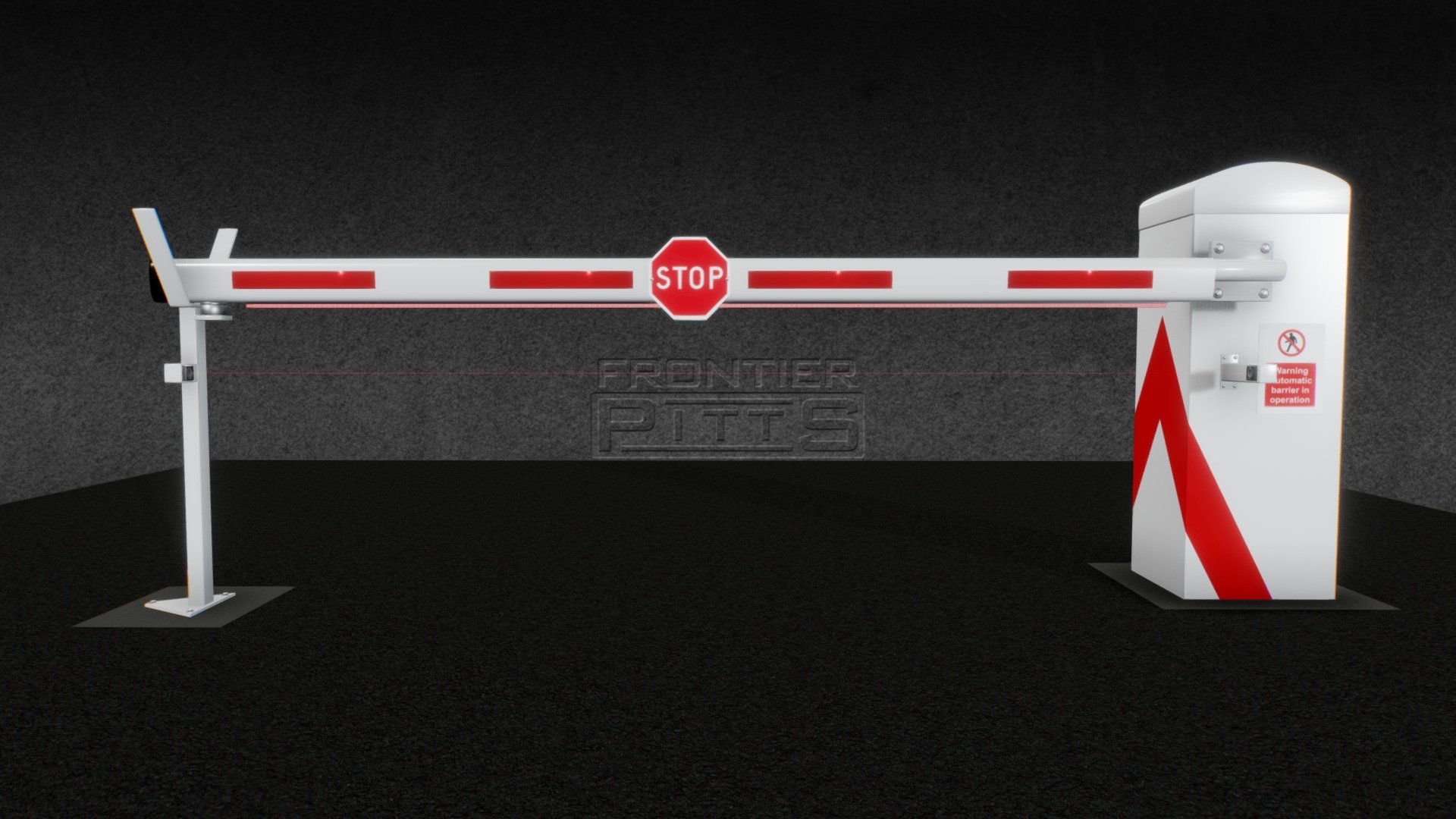 Frontier Pitts FB Automatic Barrier - 3D model by Frontier Pitts Ltd ...