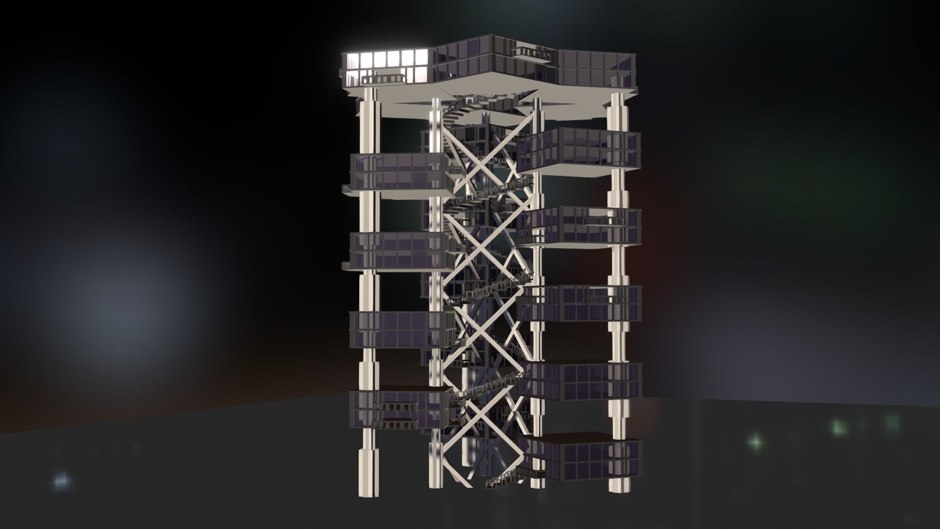 Mast house - 3D model by kronpano [166c34d] - Sketchfab