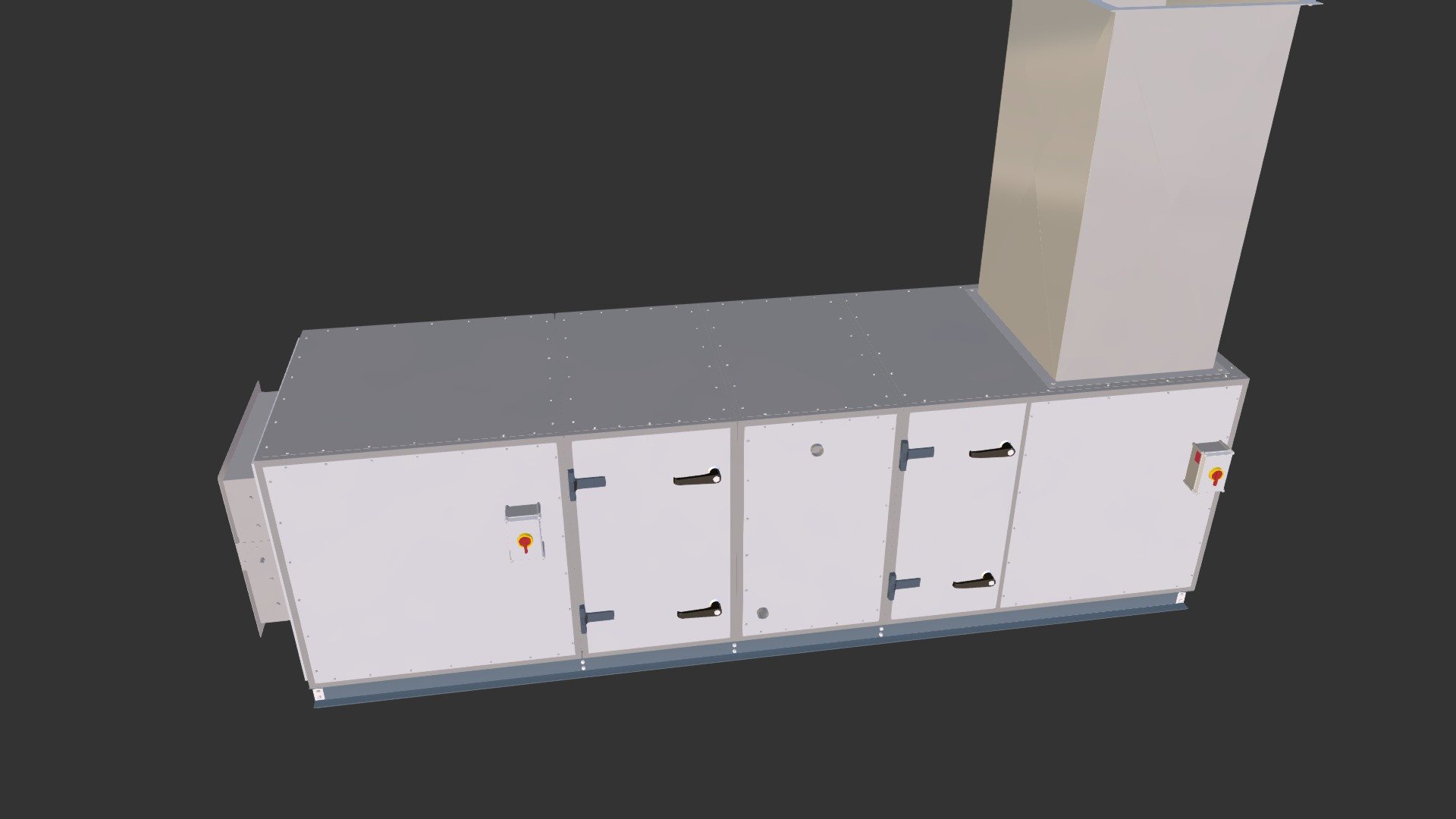 Air Handler - Commercial - 3D model by dbowker3d [166cfc9] - Sketchfab