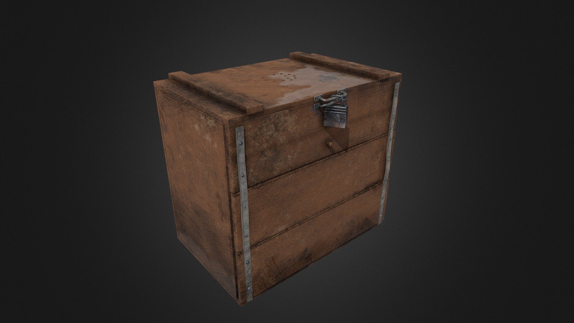 Old grunge box - Download Free 3D model by David Glynch ...