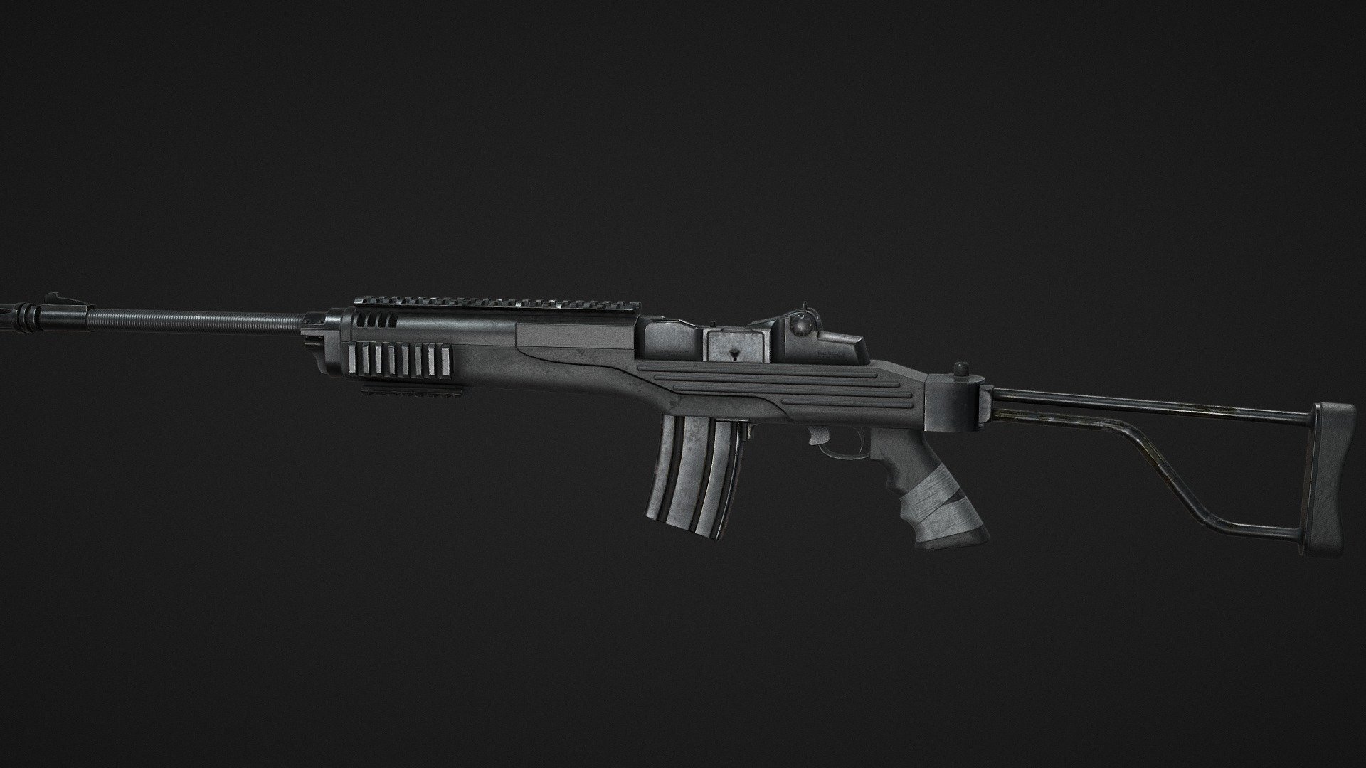 Mini 14 Tactical - Buy Royalty Free 3D model by MarcusG94 [166f512 ...