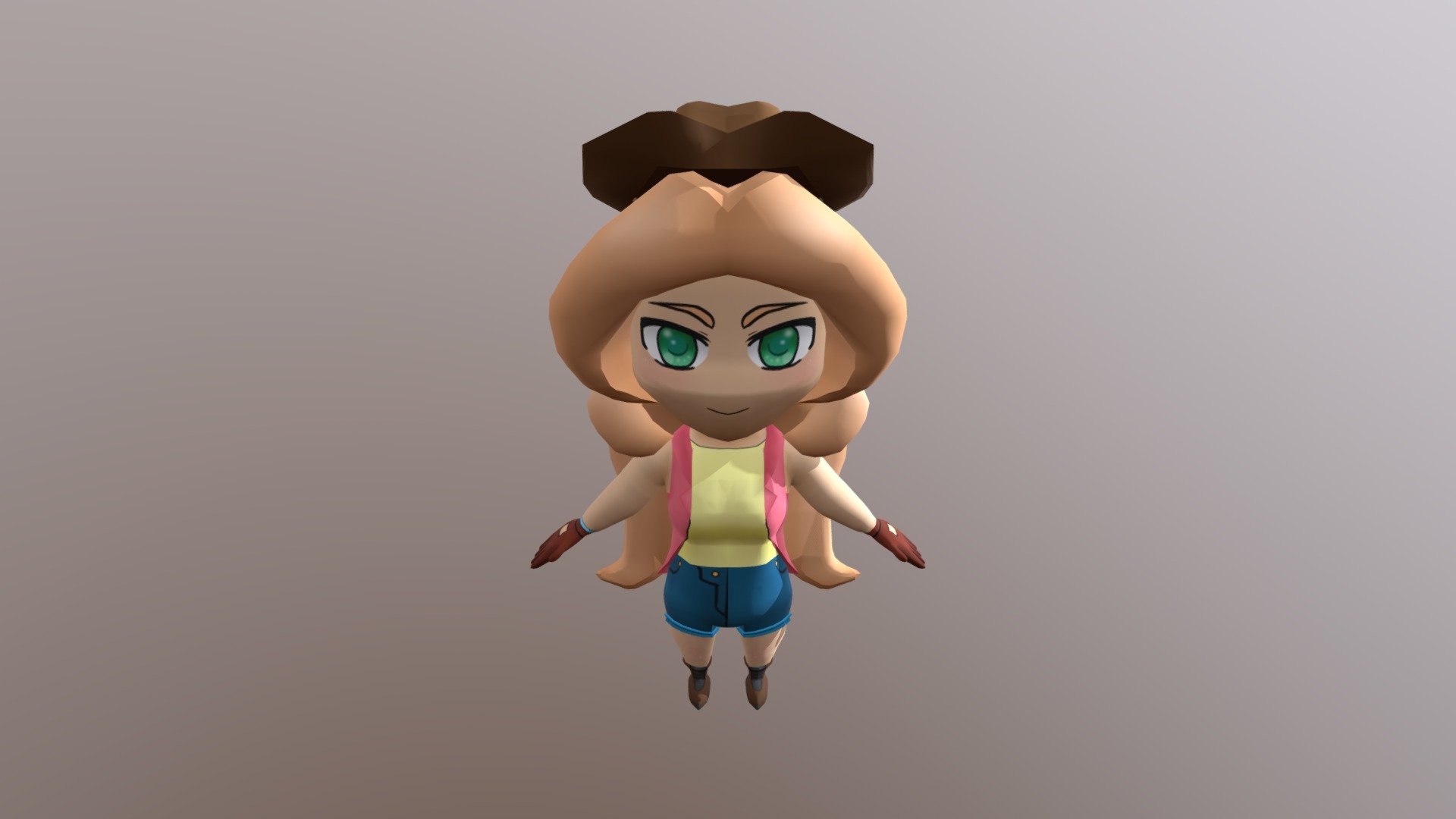 Adventure Girl - 3D model by echerry [1671d89] - Sketchfab