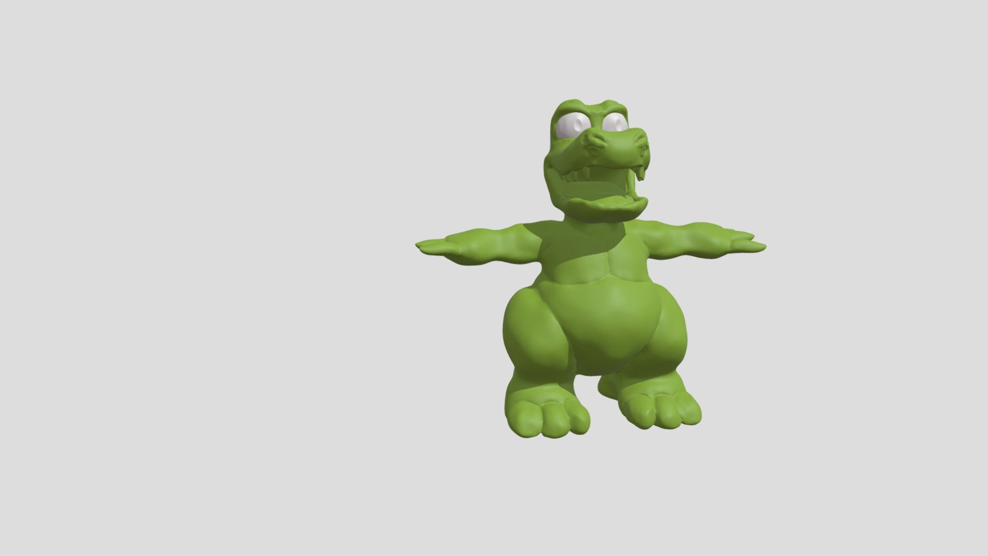 Kid Zilla concept (WIP) - 3D model by VirtualDragon [1672887] - Sketchfab