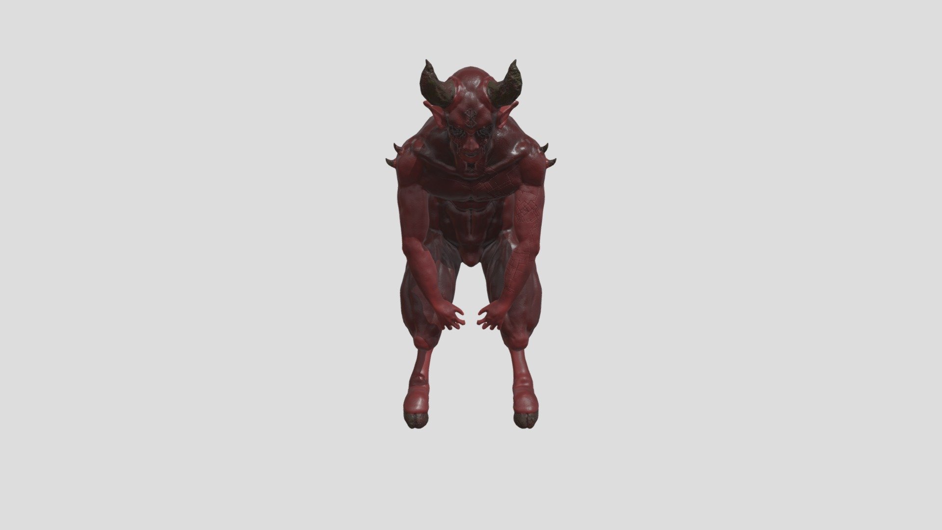 Demon Low - 3D model by DannyPan [16739f6] - Sketchfab
