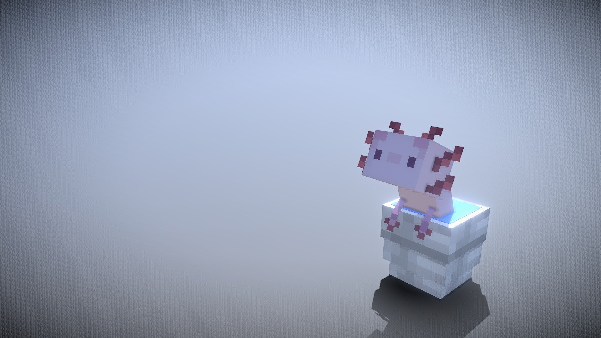 Axolotl - 3D model by lollo (@PandyModelsMc) [1675651] - Sketchfab