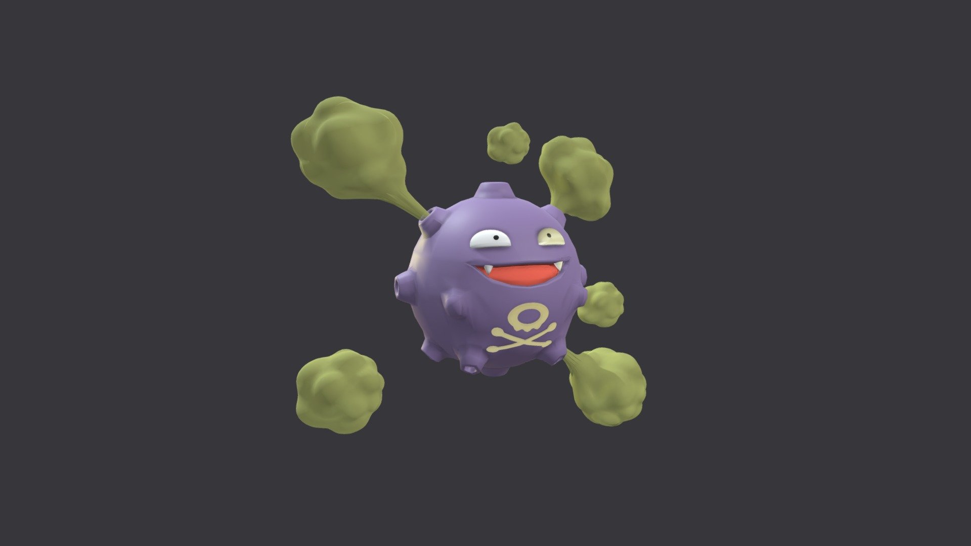 Koffing - Download Free 3D model by Ulrike_Selvik (@Nemi66) [1675ac4 ...