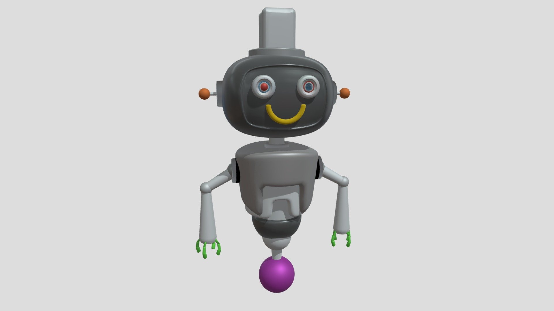 My Robot Model Animation - 3D model by Mr.Dan42 [1678830] - Sketchfab