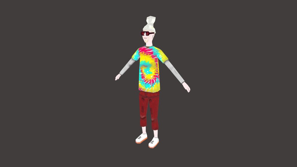 low poly dl - up to 4K tris - humanoid characters - A 3D model ...
