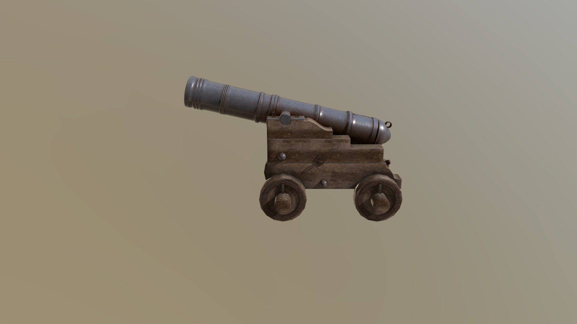 Cañón - 3D model by VictorMPerez [1679826] - Sketchfab