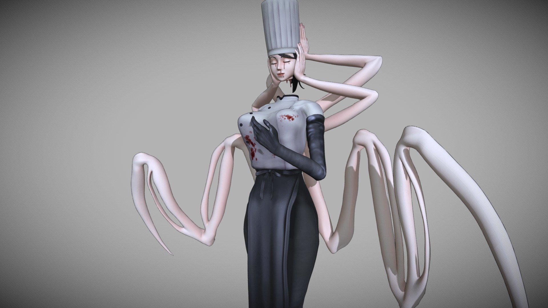 落下の悪魔(チェンソーマン) - 3D model by yumenokinoko (@tsuikinoko.8s) [1679a3a ...