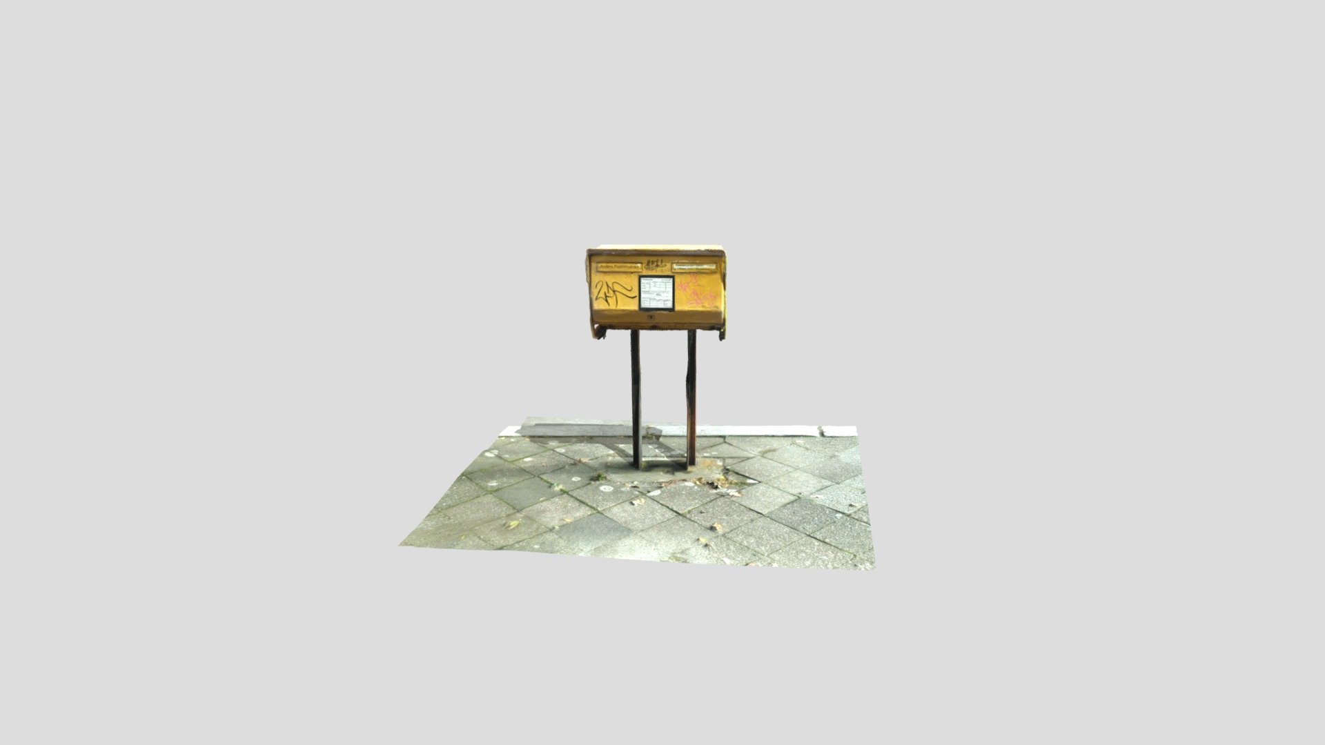 Deutsche Post Berlin Postkasten - 3D model by Beniamini [167b1bf ...