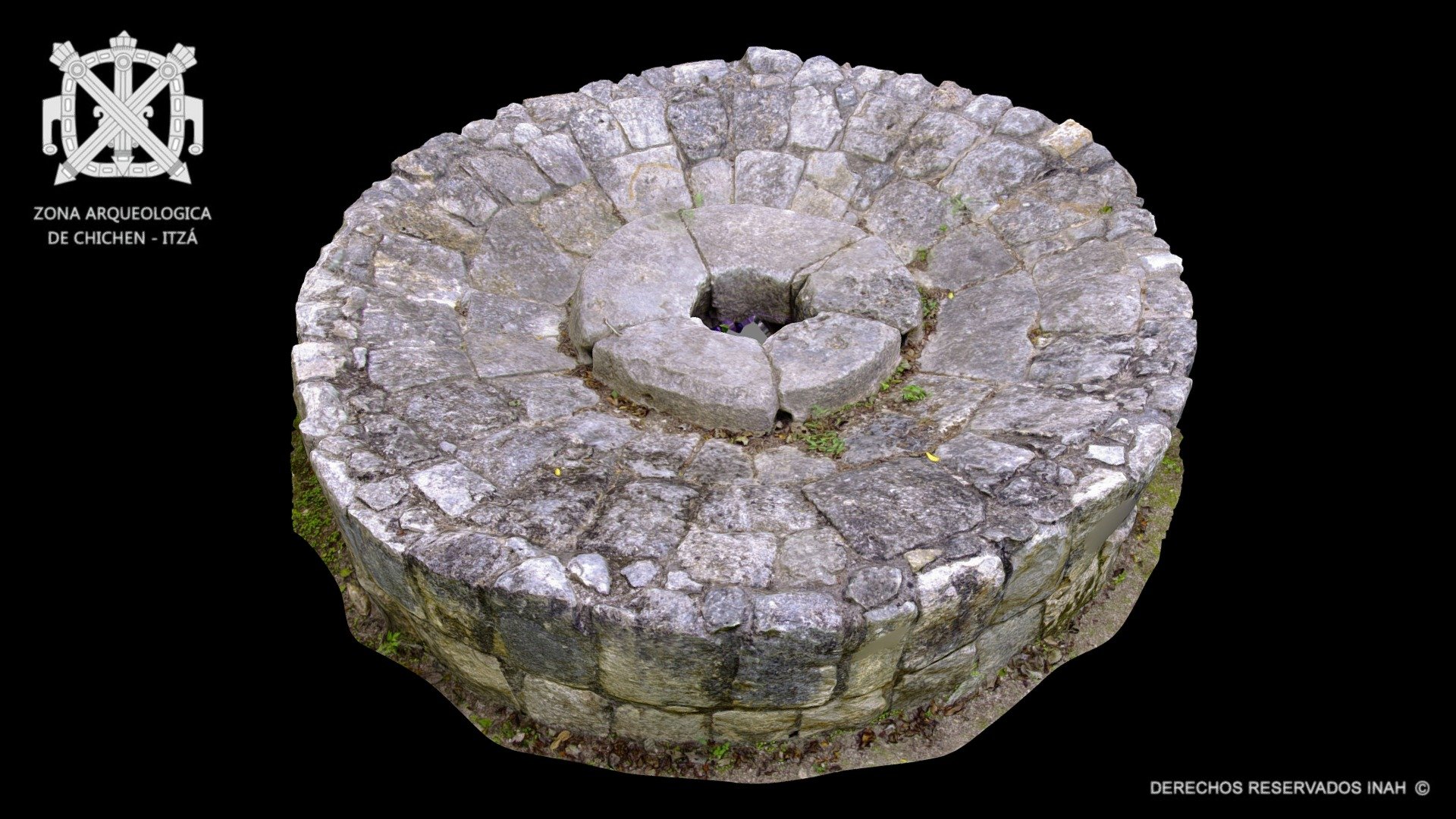 Plataforma de captación de Chultún - 3D model by Museo Virtual de ...