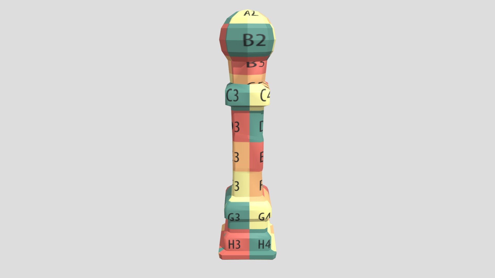 Pillar - 3D model by ZindroZ [167f01a] - Sketchfab