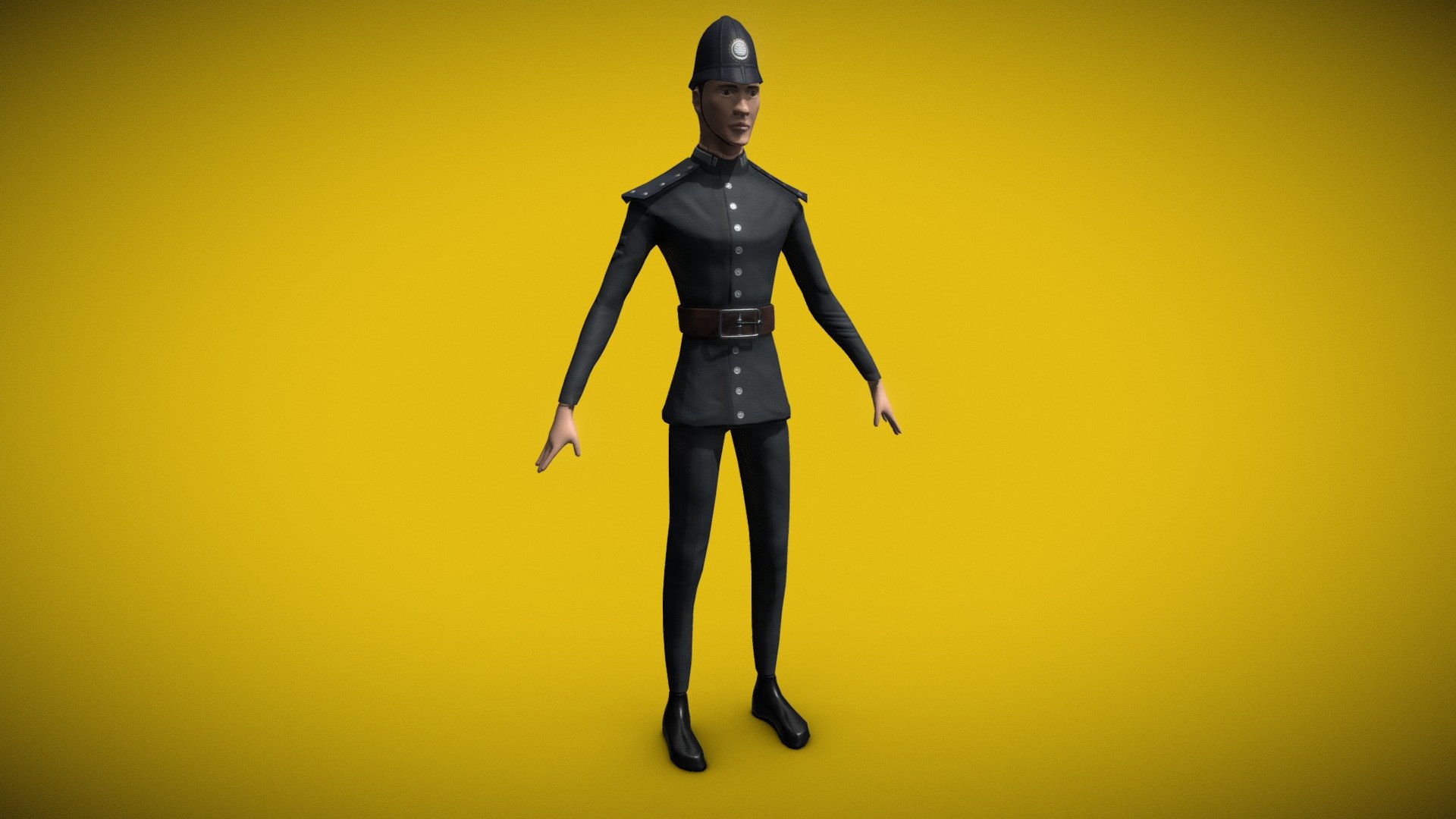 Stylized Police Officer - Download Free 3D model by Jamie McFarlane ...