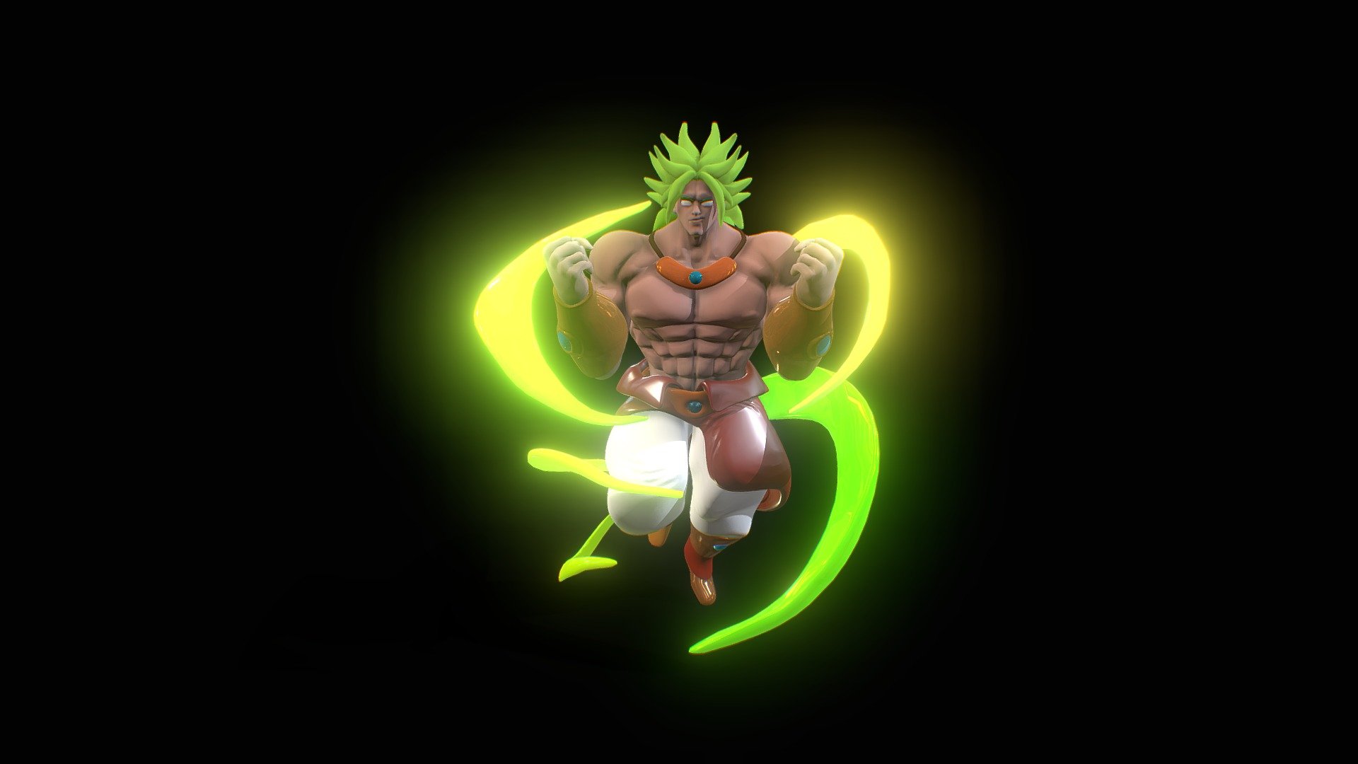 broly - 3D model by juliart [1682839] - Sketchfab