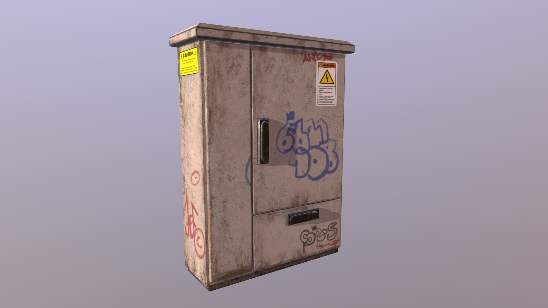 Urban Utility Box - Download Free 3D model by RittikaSen [16840e9 ...