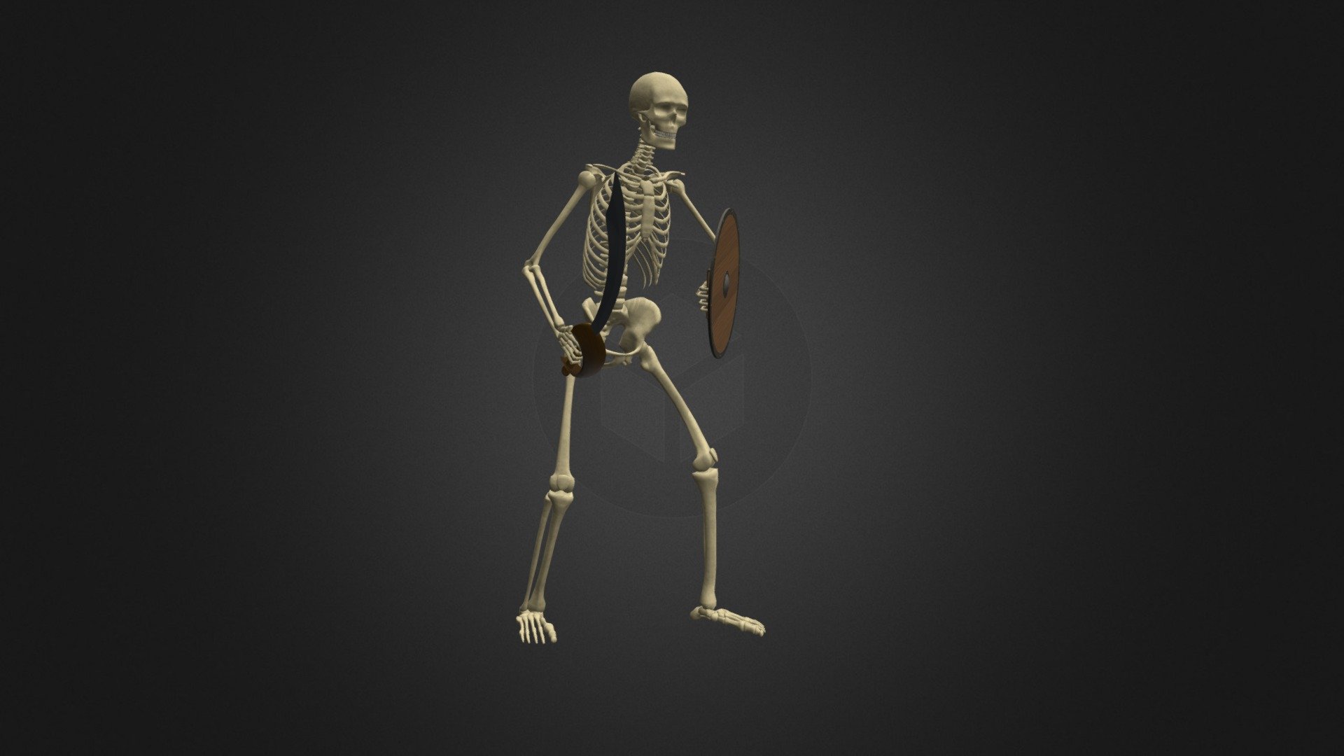 Skeleton Warrior - 3D model by lassepan [1684fad] - Sketchfab