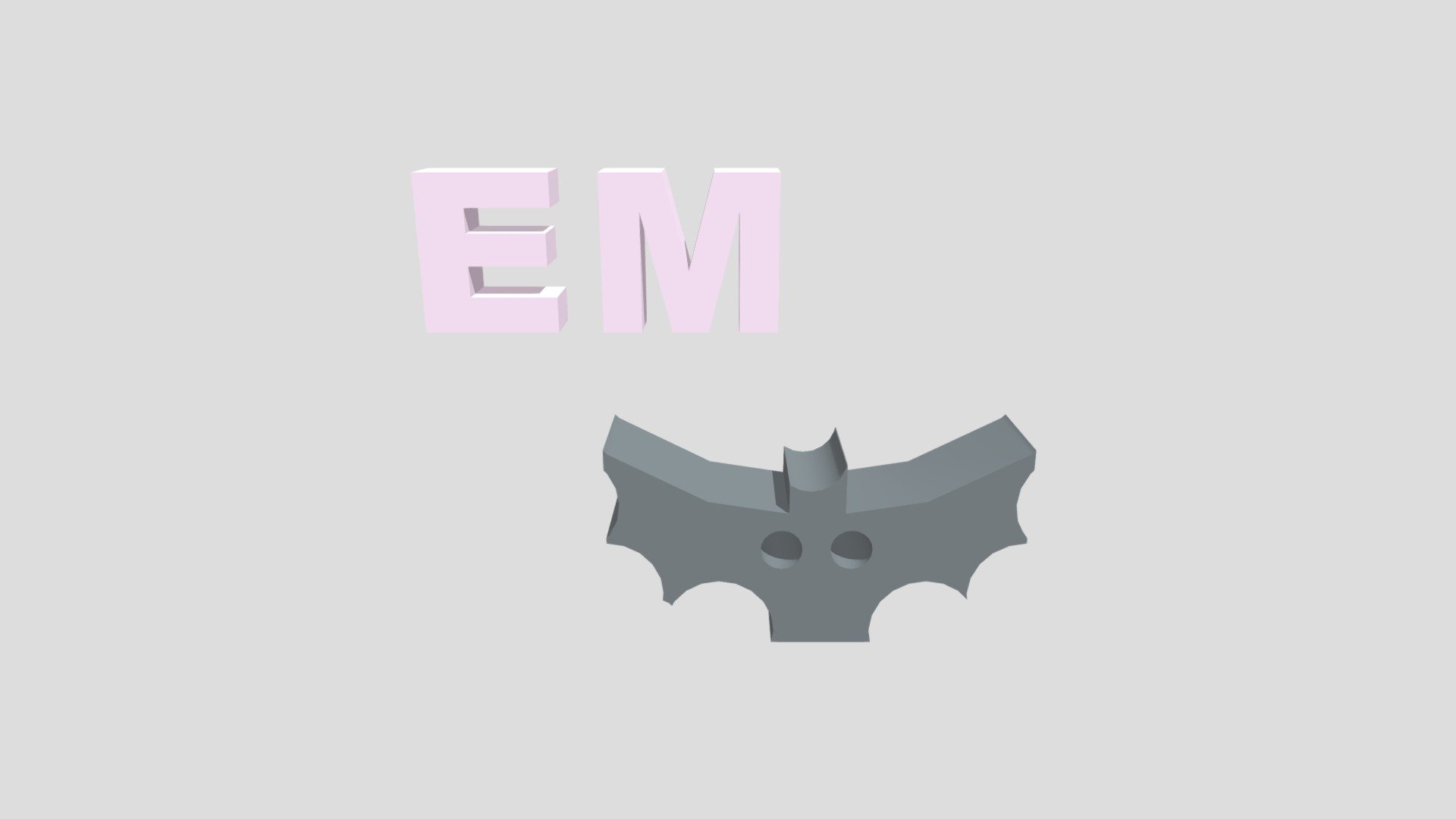 Bat Button - 3D model by eli_mendezz [1685824] - Sketchfab