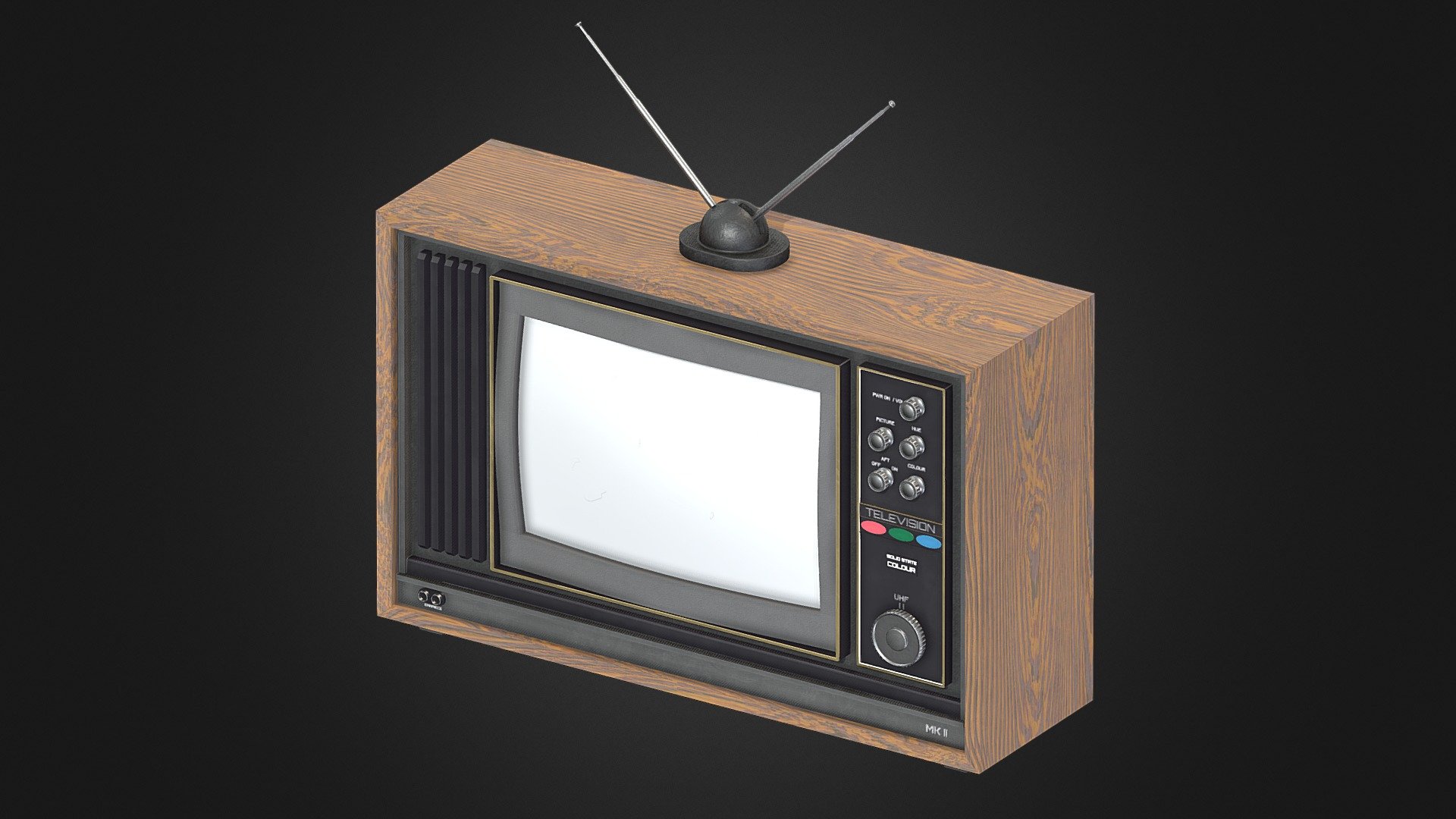 Retro CRT Television - Buy Royalty Free 3D model by VaultPhil ...