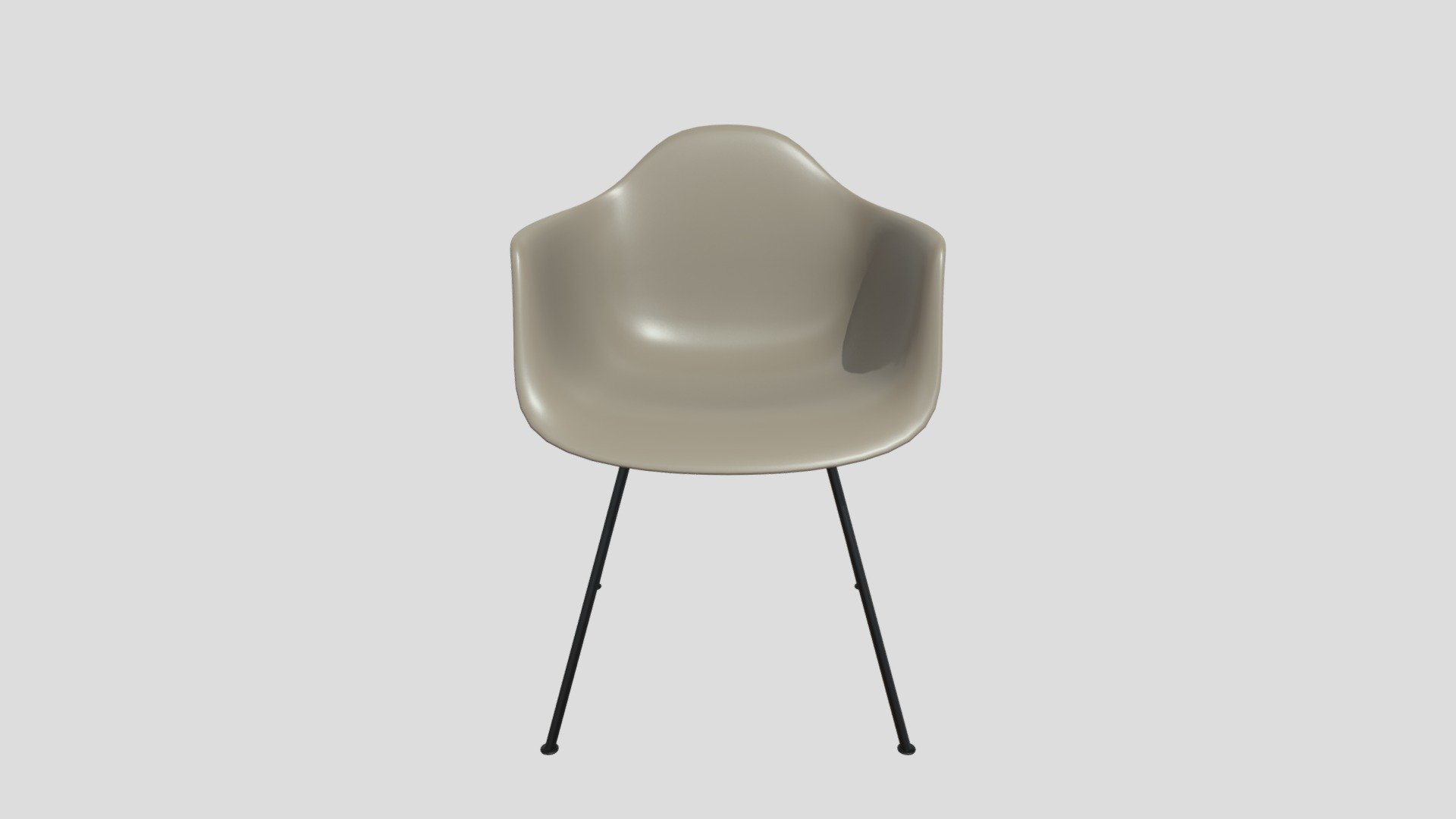 Eames molded plastic armchair - Buy Royalty Free 3D model by interior ...
