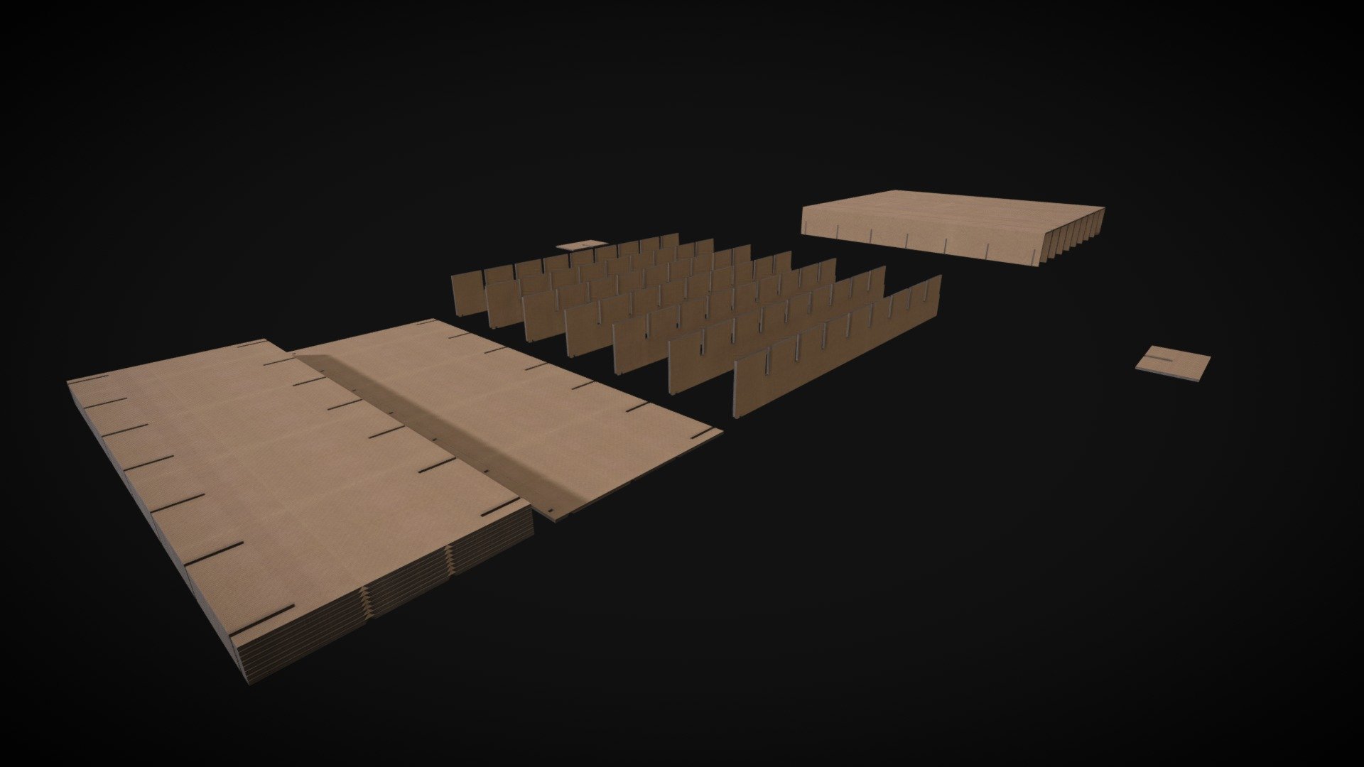 Cardboard Stage Concept - 3D model by Robert Perryman (@robertperryman ...