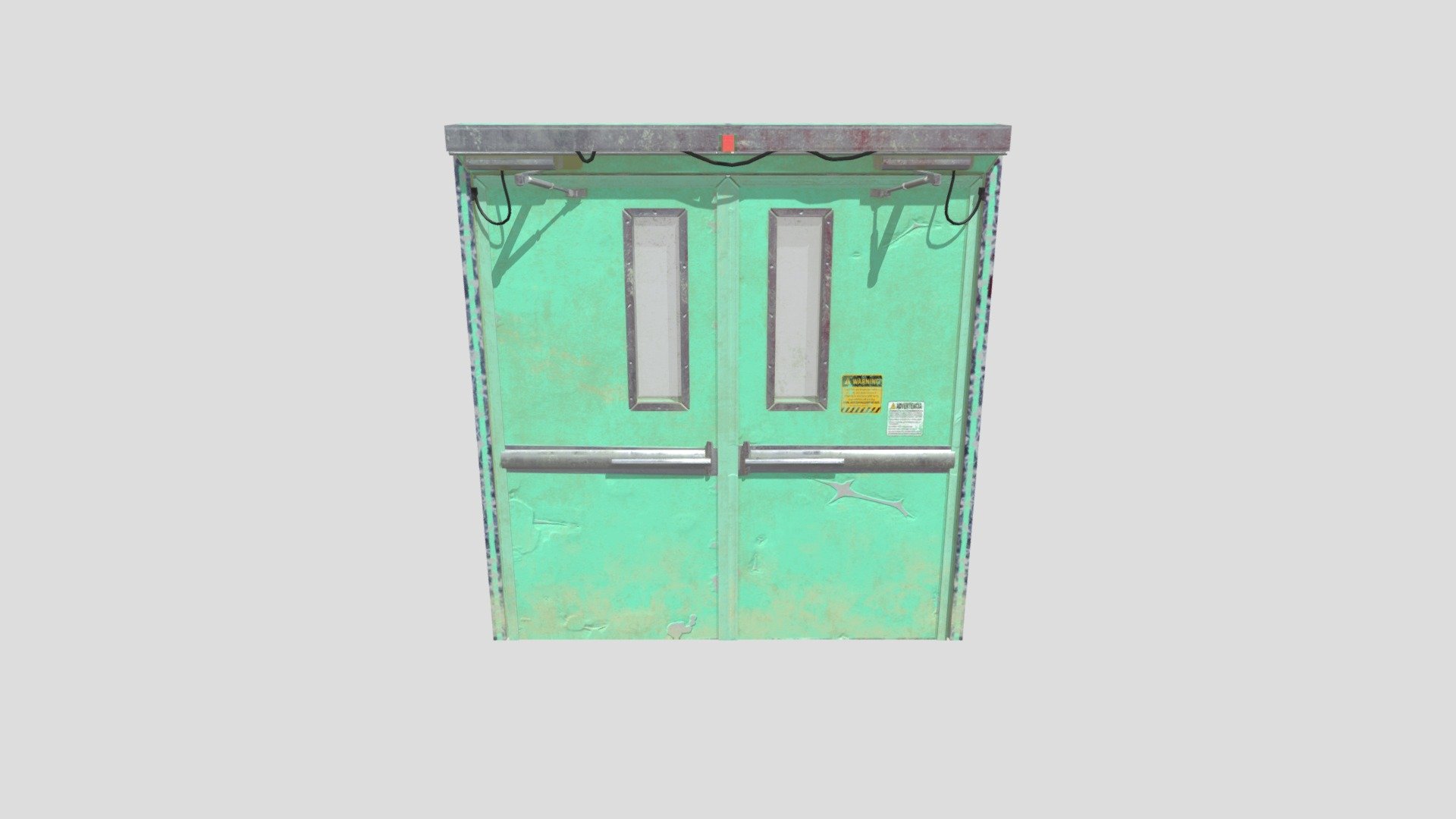 Hosptial Door HPL - with 4k textures Game Ready - Buy Royalty Free 3D ...