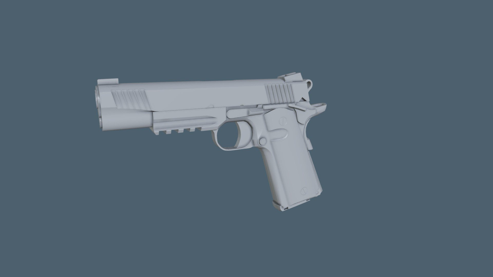 Colt USMC M45A1 WIP Baked - 3D model by IvoR (@ivomiguelratinho ...