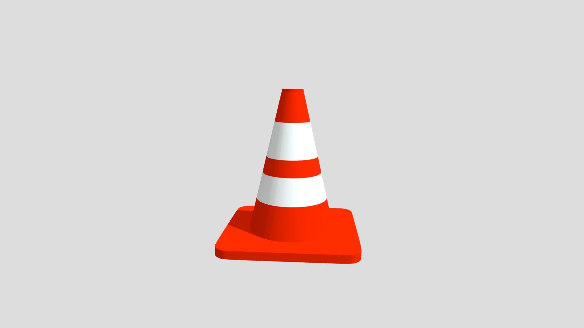 3D Traffic Cone - 3D model by donnellmalpress2000 [168a16d] - Sketchfab