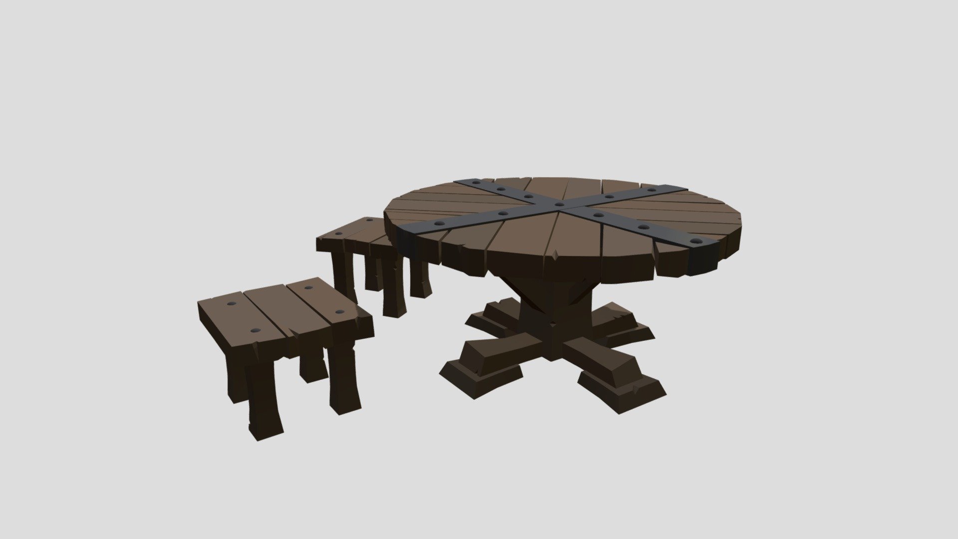 Round Table - Download Free 3D model by sandracorvus [168a1ba] - Sketchfab