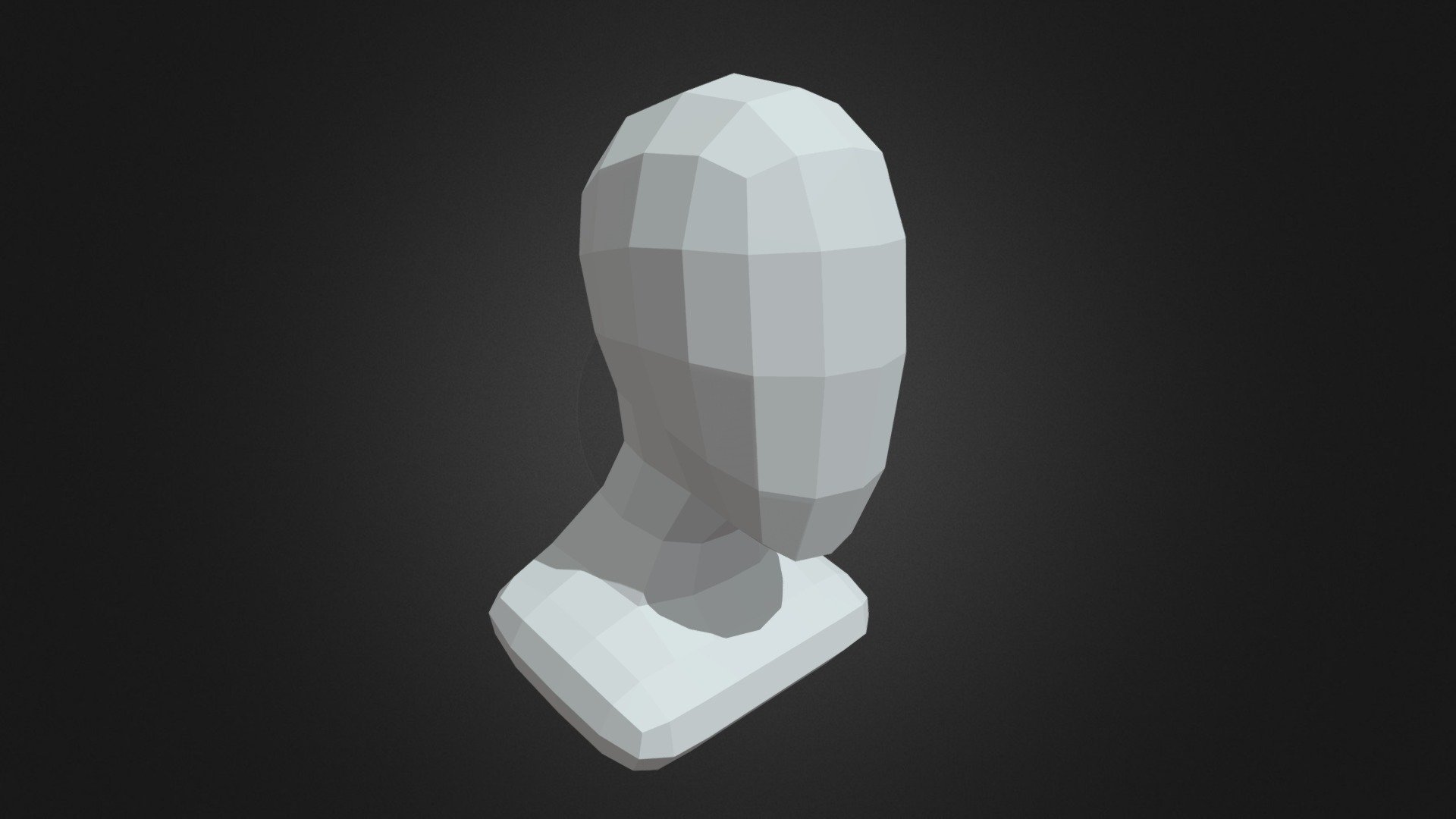 Low-Poly Head Base - Download Free 3D model by Tidominer [168adca ...