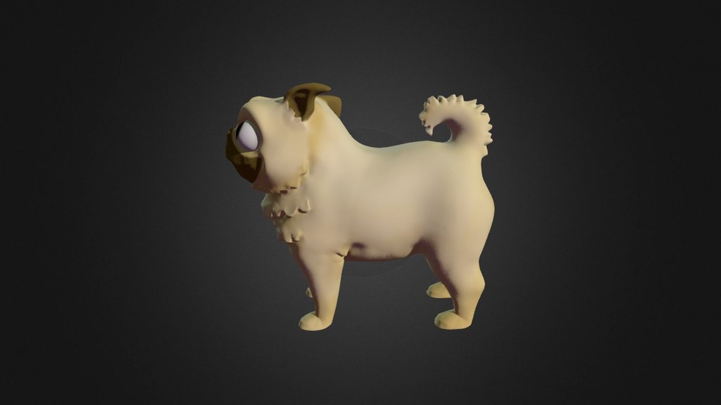 Space Pug - Suitless - 3D model by torimarch [168ee7c] - Sketchfab