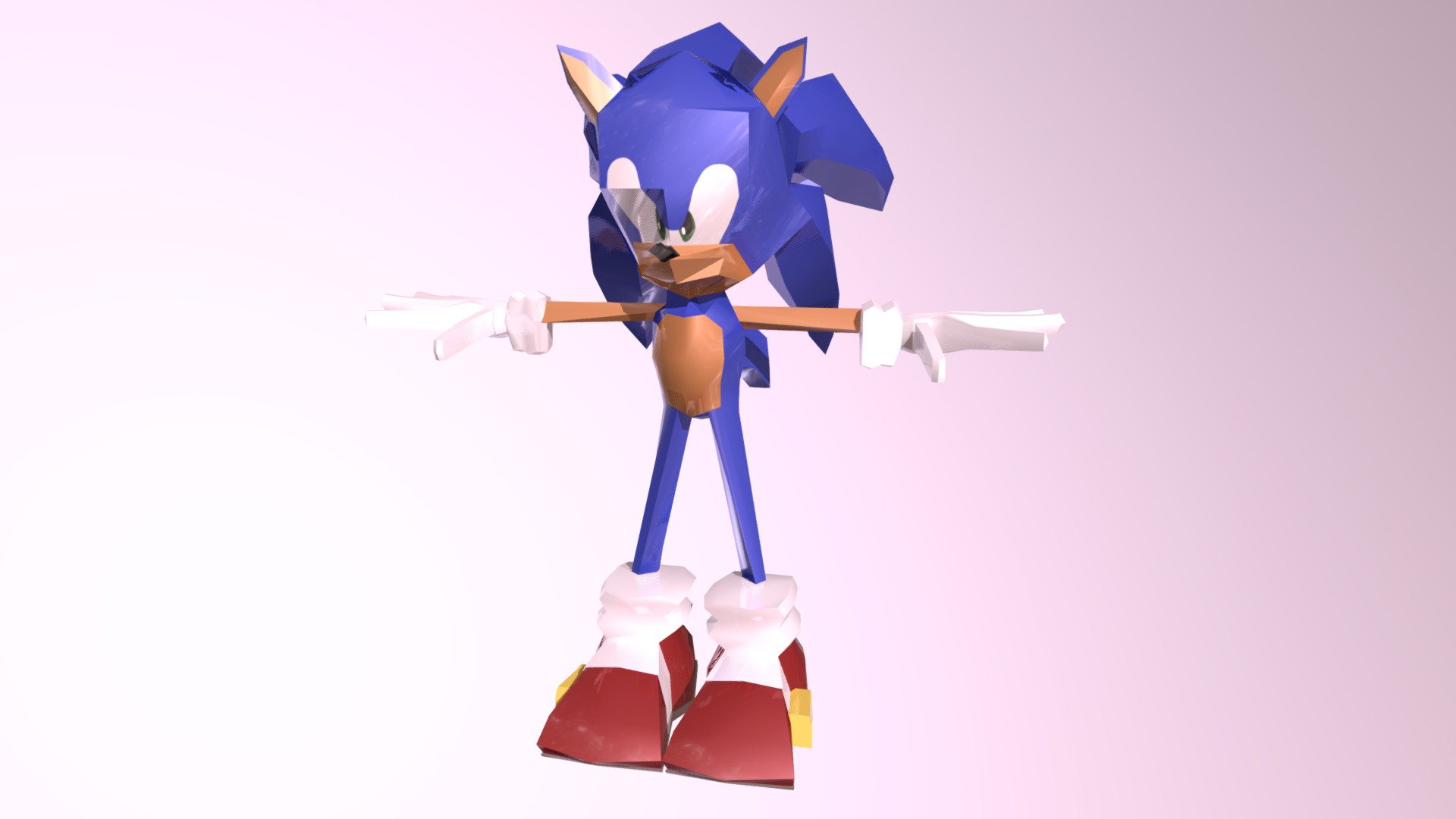 Sonic - 3D model by PAKI (@icepop560) [168fe1e] - Sketchfab