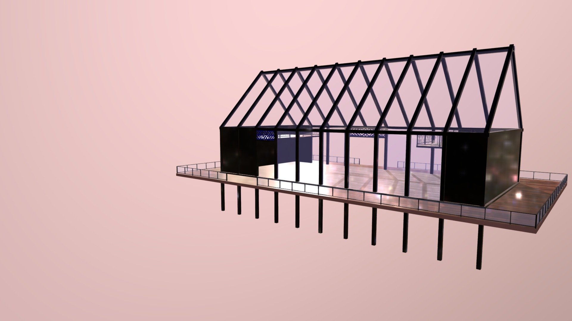 Glass House T3 - 3D model by FD-paffie [169370f] - Sketchfab