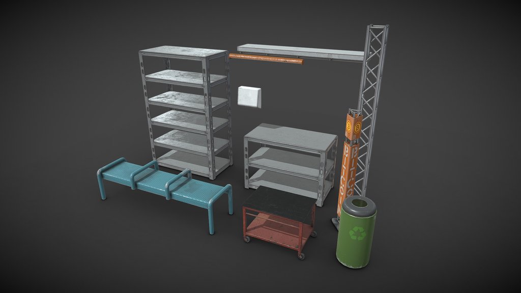 CCA - Tiles - A 3D model collection by OkamiHut - Sketchfab