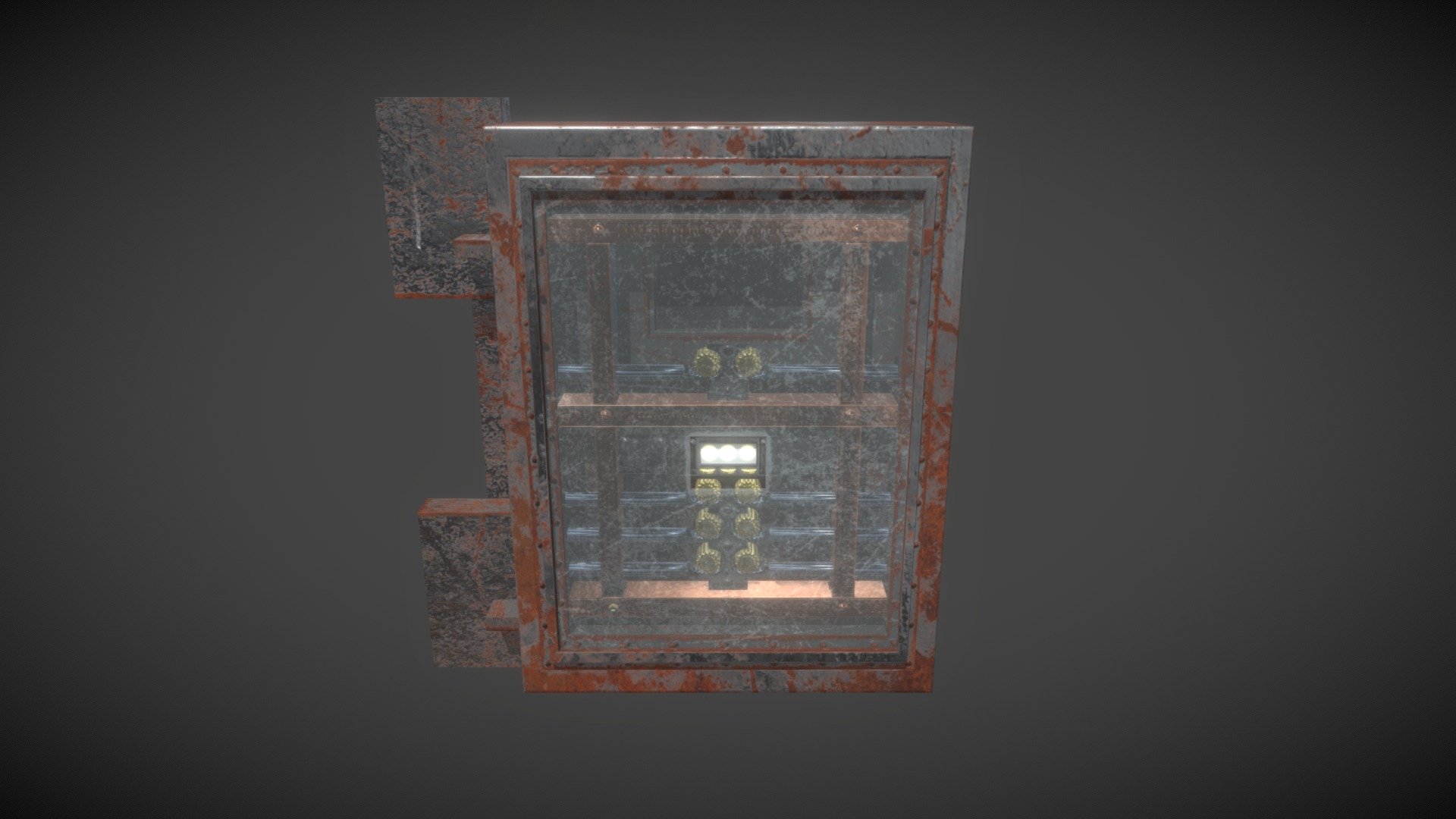 Small Vault Door for a Videogame - 3D model by laibrenes [1693e80 ...