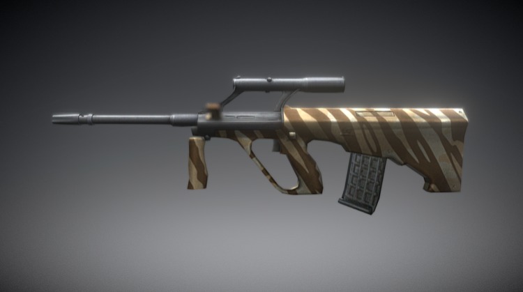 AUG CAMO / ZEBRA BLACKSHOT - 3D model by onelove1210 [16940e2] - Sketchfab