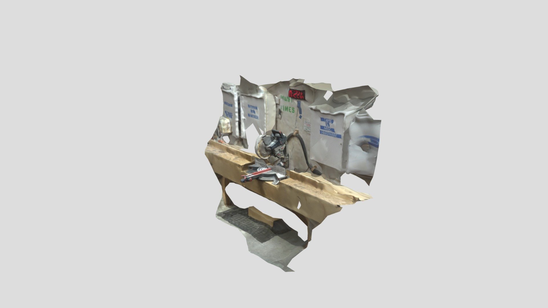 Woodshop Chop Saw - Download Free 3D model by Skyler Young ...