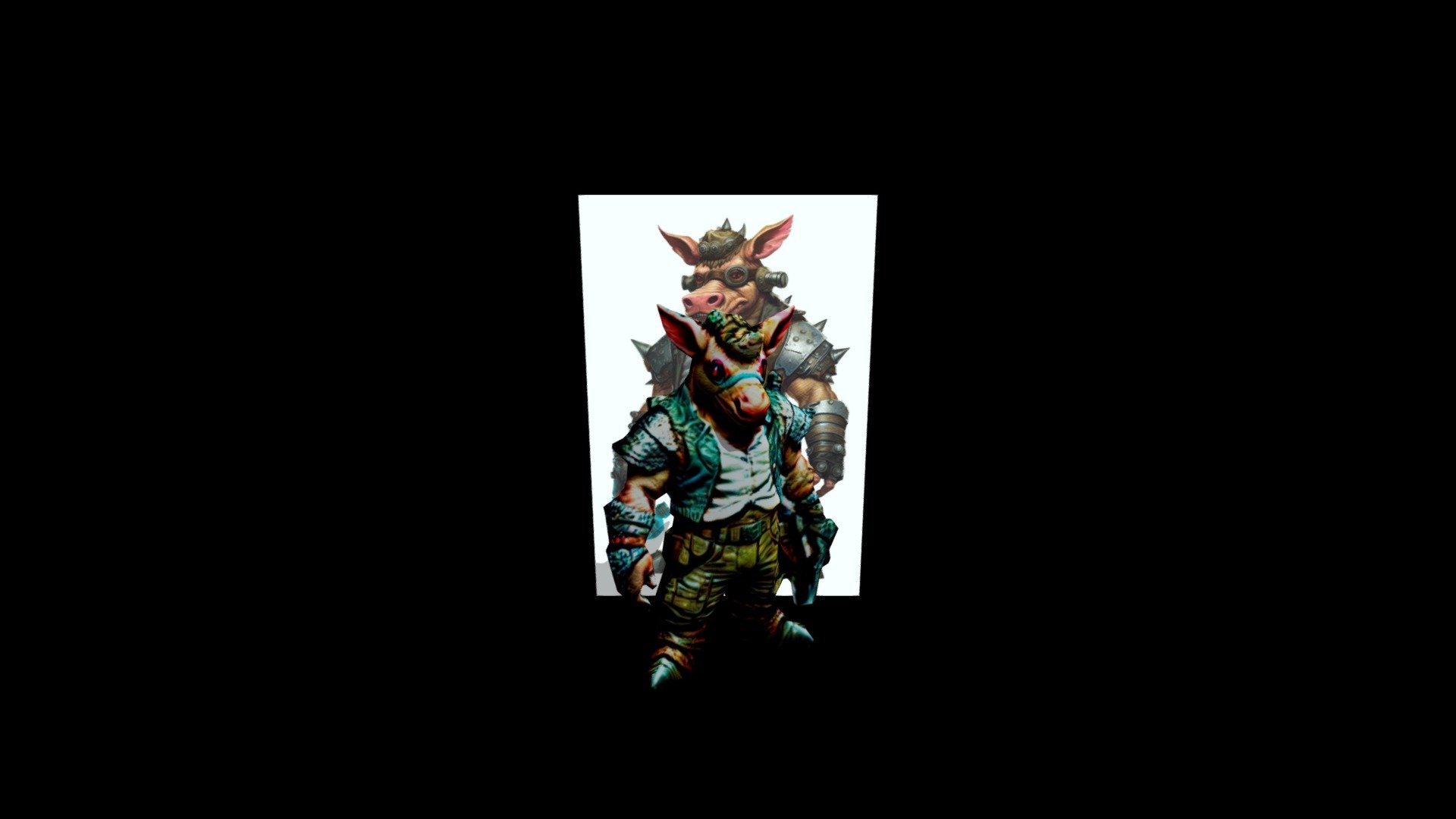 The image depicts a fictional character in a ga - Download Free 3D ...