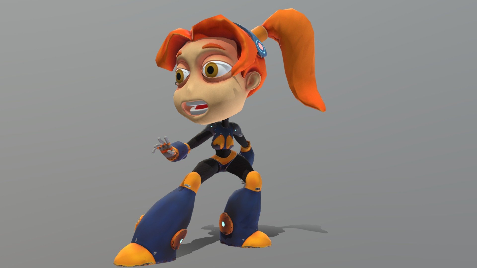 Android Girl - 3D model by Jeison Villalobos (@piepoligonal) [1697bde ...